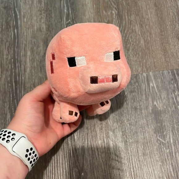 Toys | Rare Minecraft Baby Pig Plushie | Poshmark